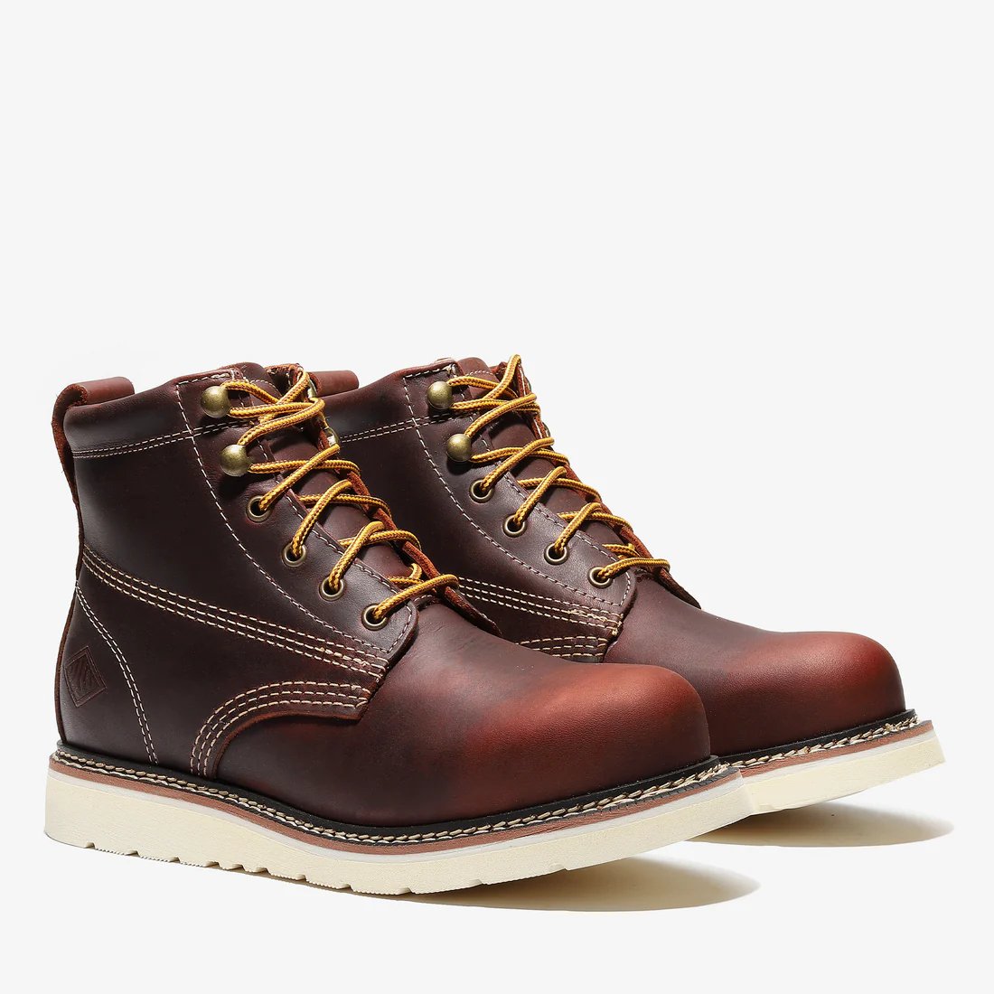 Bonanza Frontier Classic 6" Plain Toe Work Boots — CaballoBronco.com