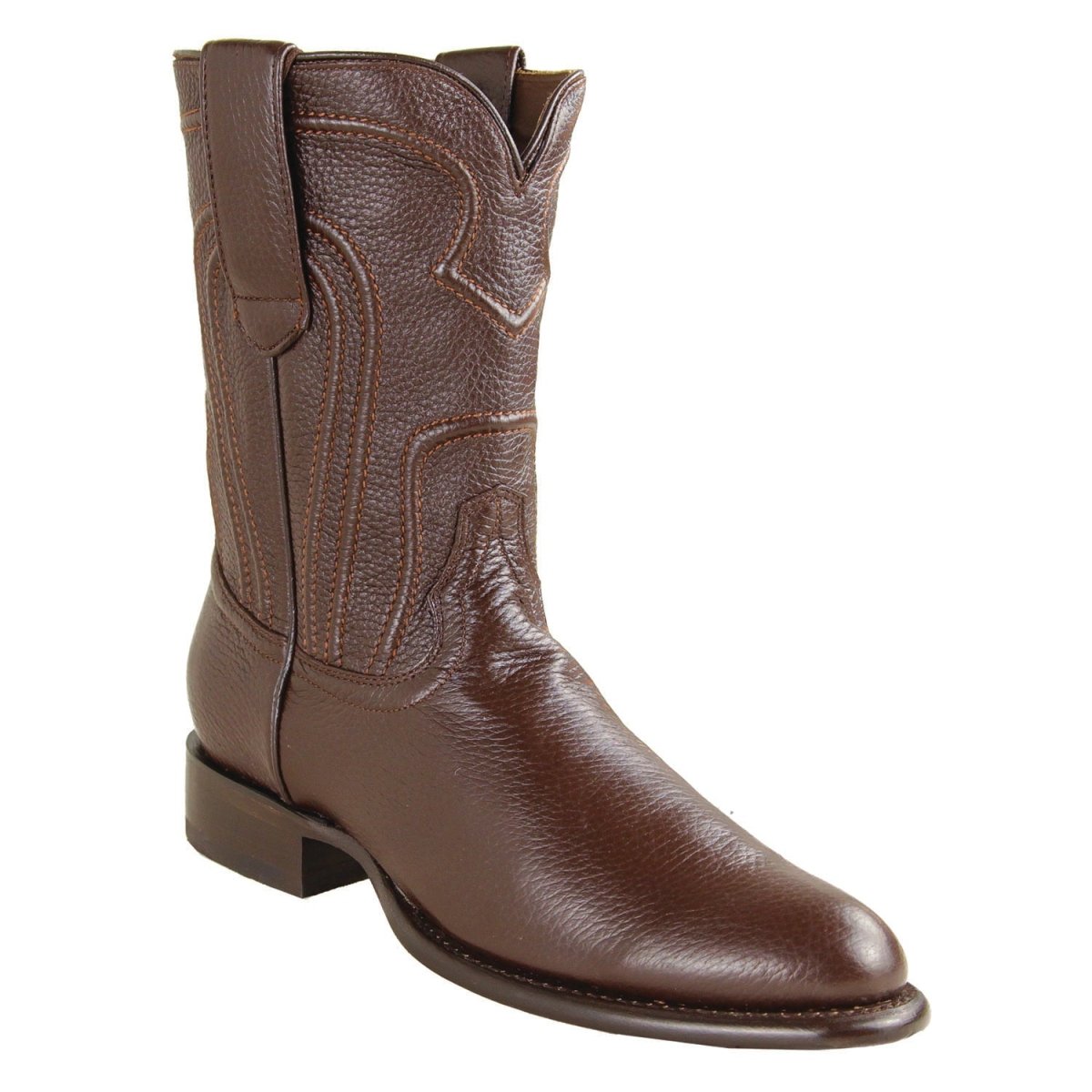 Botas de Venado Original Punta Redonda Roper Color Cafe - Los Altos Bo