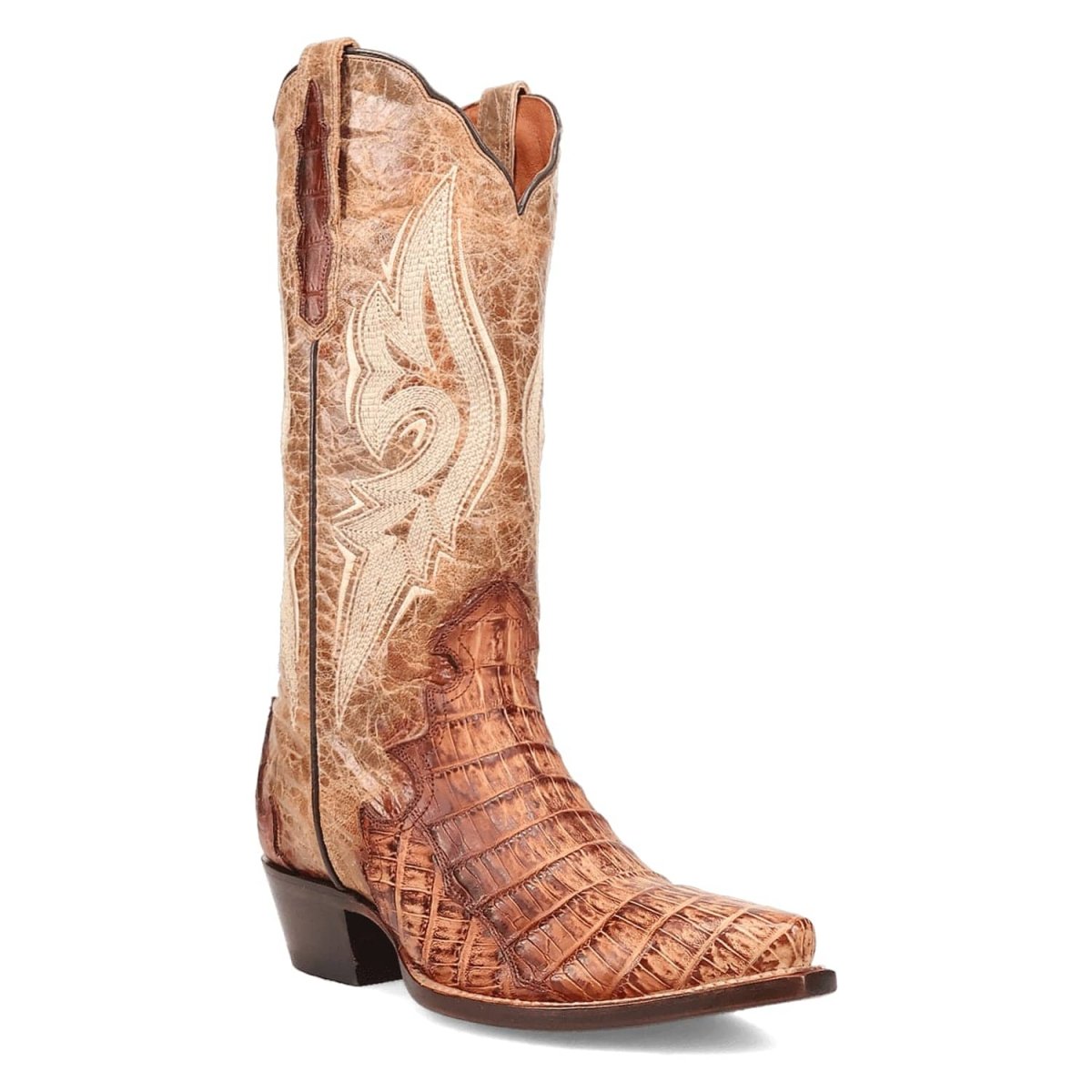 Dan Post Women's Berkeley Genuine Caiman Snip Toe Boots - Sand DP3063 ...