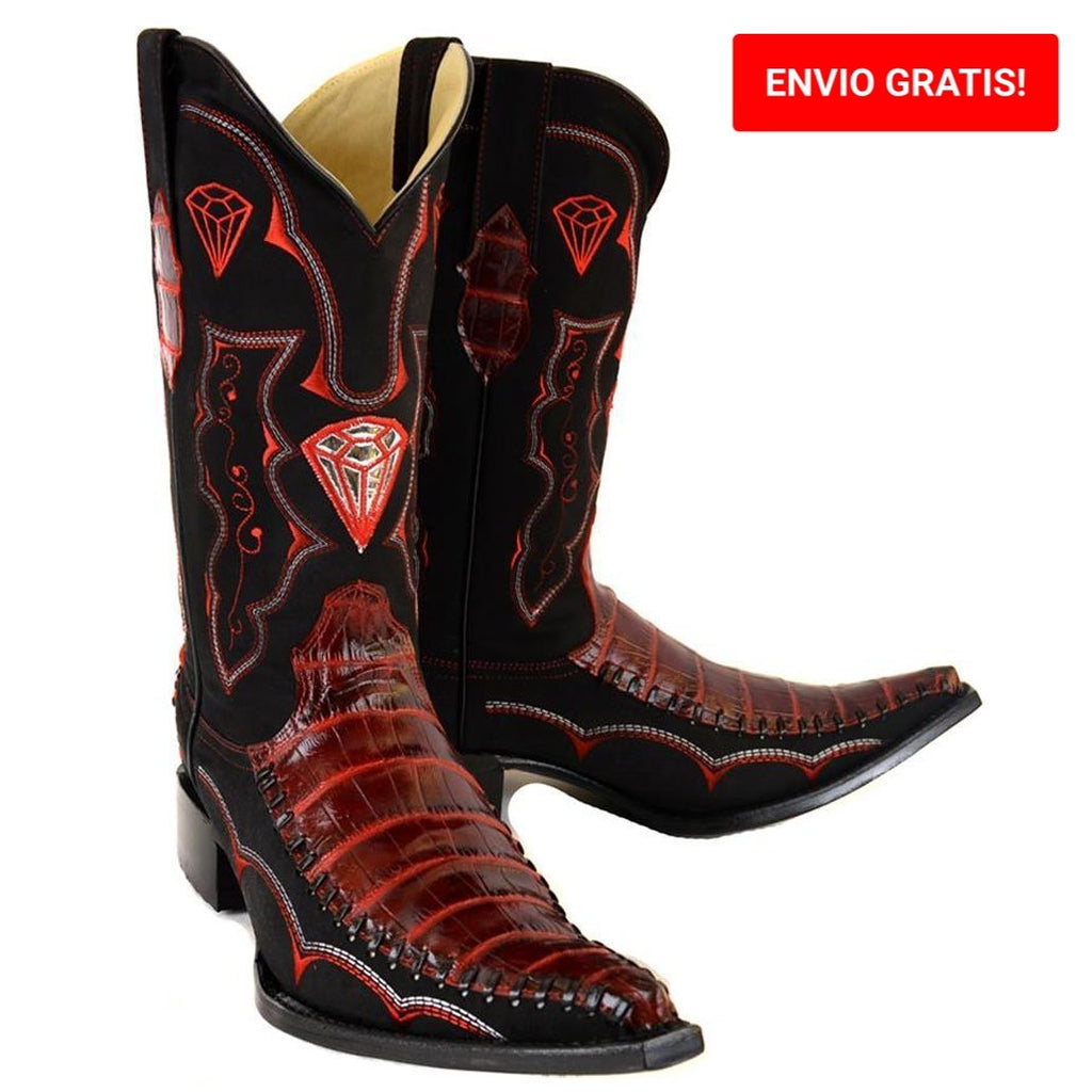 Botas de Cocodrilo Caiman [Mejor Precio + Envio Gratis] — CaballoBronco.com