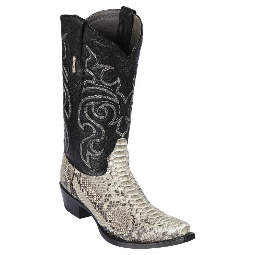 Botas de Piton Original Punta Recortada Color Natural - Los Altos Boot ...