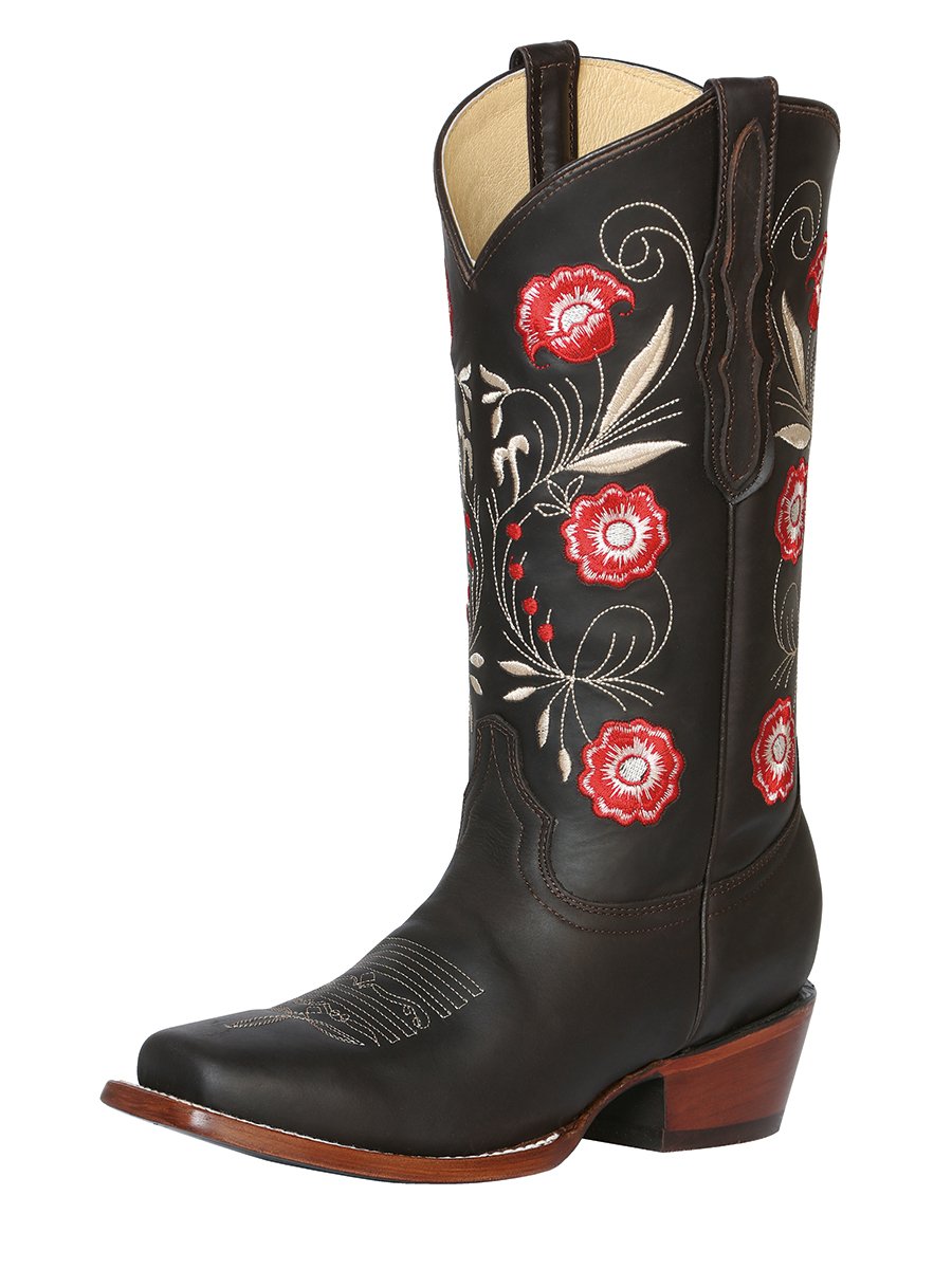 Botas de Cuero Crazy Original para Mujer Horma Rodeo Choco ...