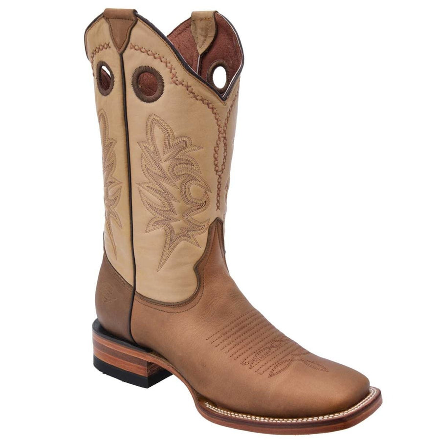 Botas Vaqueras de Cuero Horma Rodeo Americana WD-194