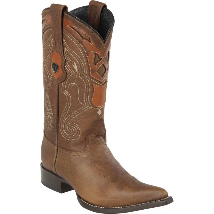 Botas Vaqueras de Cuero Rage Original Punta 3X Color Miel - Wild West ...