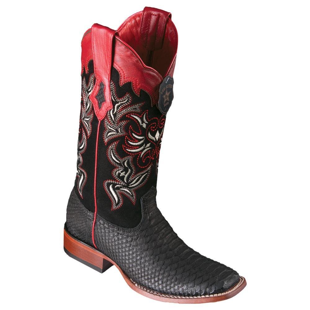 Original Python Boots Wide Square Toe For Women Black Color - Los Alto ...