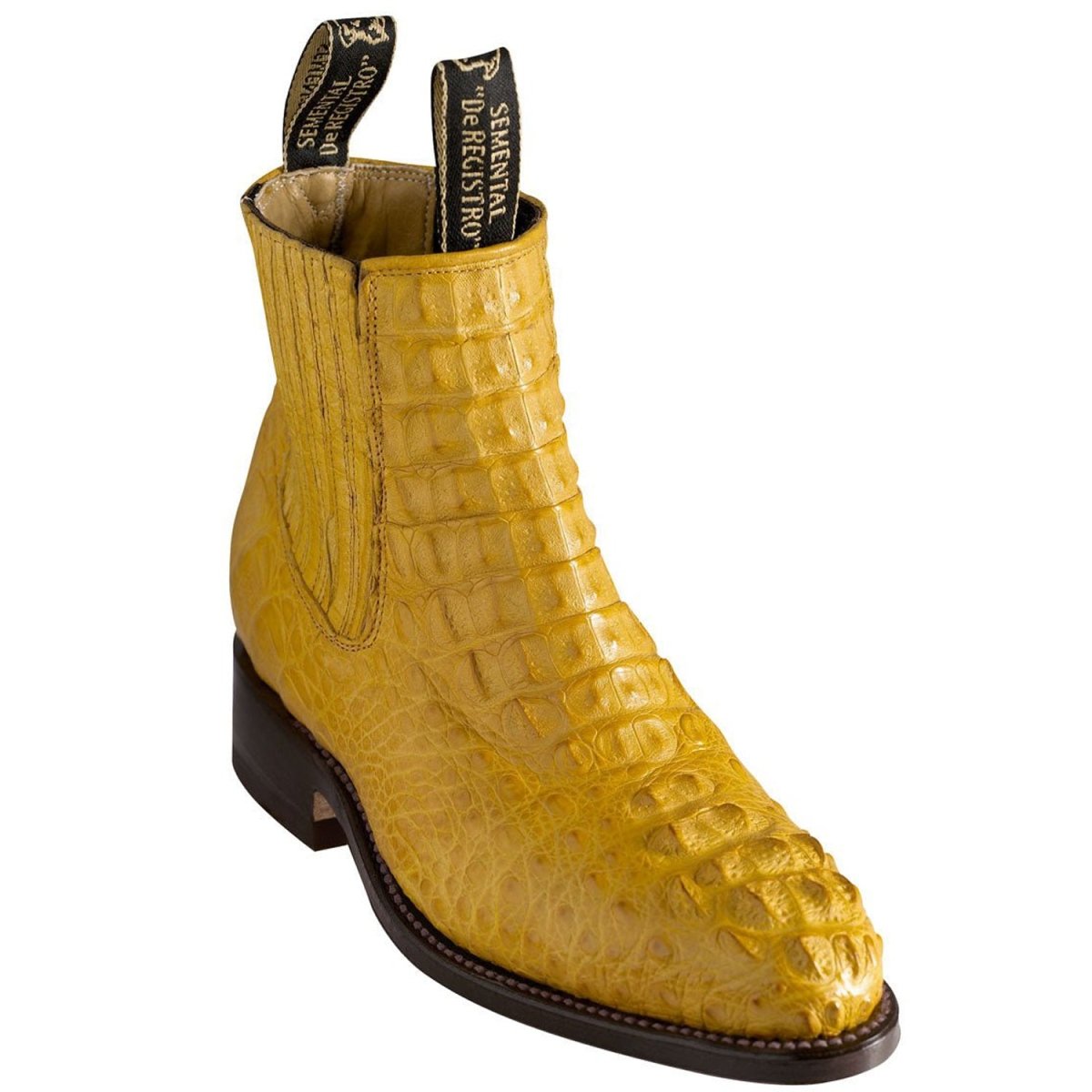 Original Crocodile Charro Boots for Men in Butter Color – CaballoBronco.com