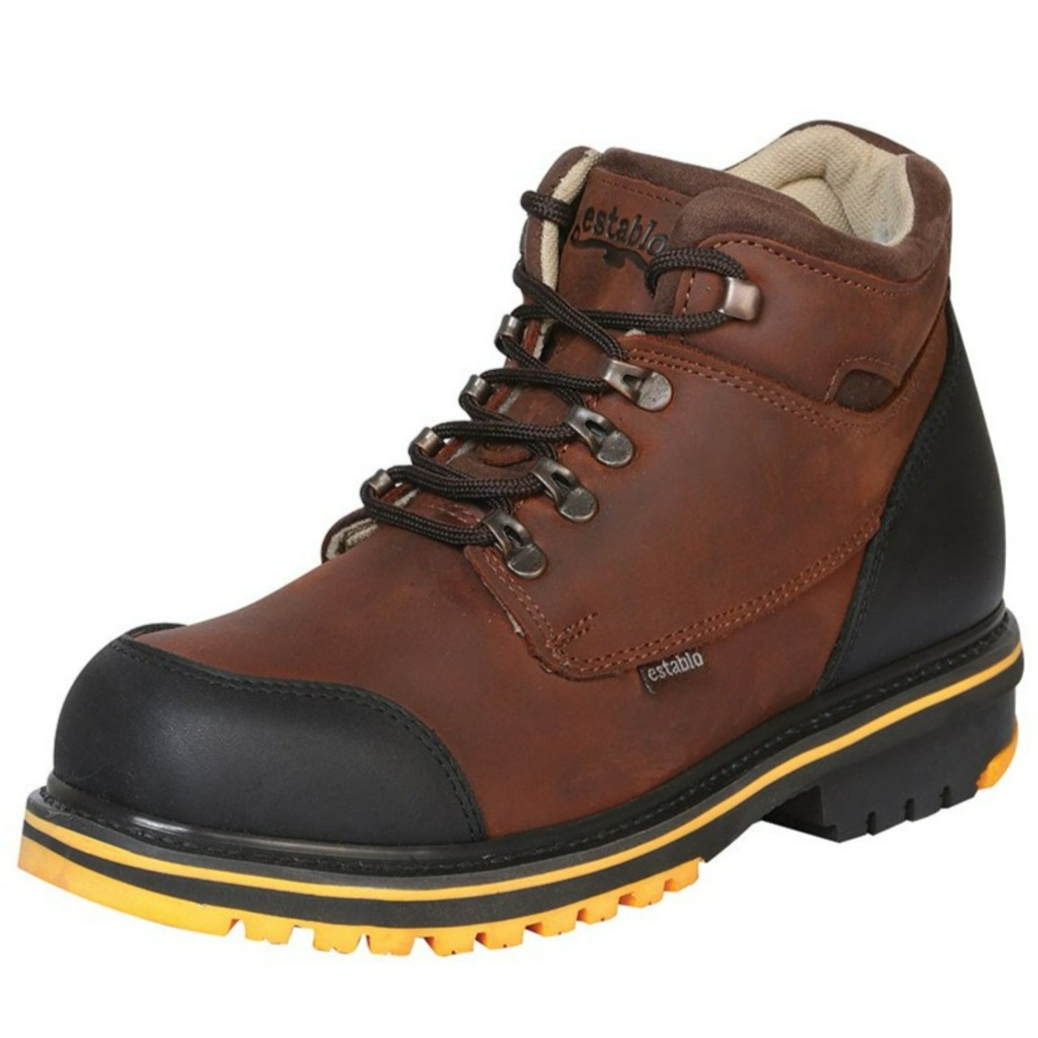Botines de Trabajo Establo con Suela de Hule Color Miel — CaballoBronco.com