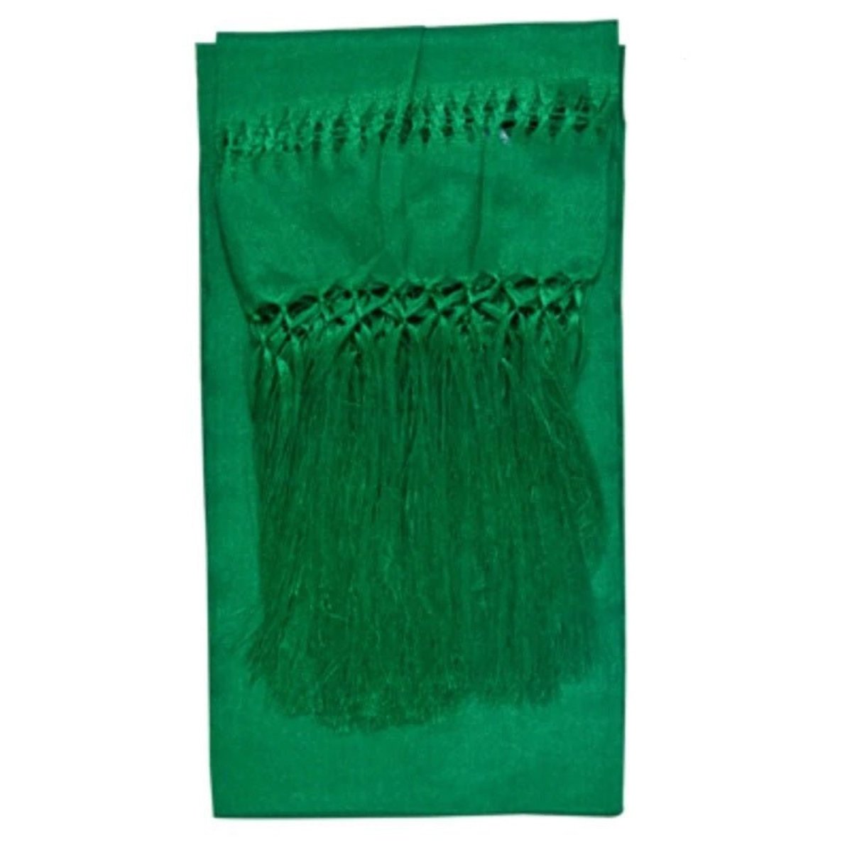 Rebozo Tradicional Mexicano Color Verde — CaballoBronco.com