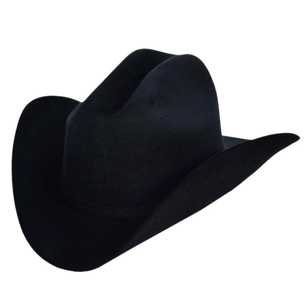 Texanas Negras y Sombreros Vaqueros Negros para Hombre — CaballoBronco.com
