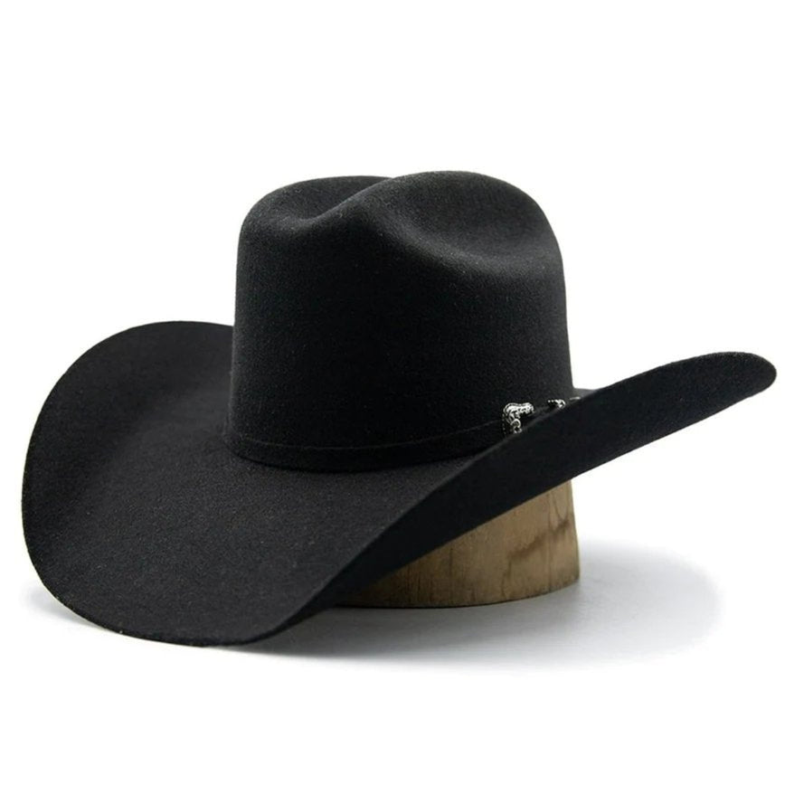 Texana Tombstone 50X de Pelo de Castor Estilo Roper Negro ...