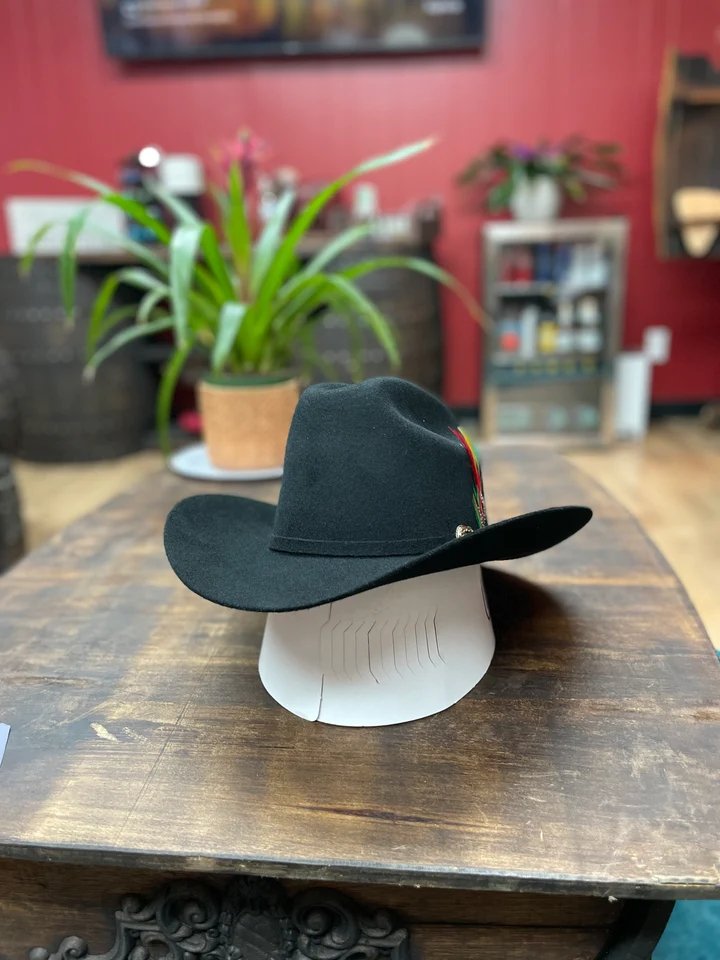 Texana Tombstone Horma Despreciado 20X Color Negro — CaballoBronco.com